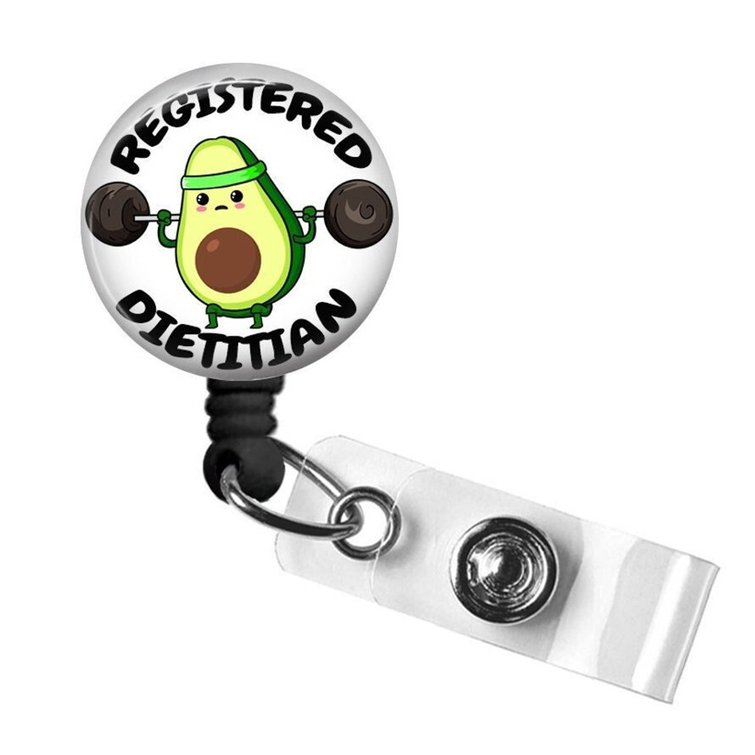 Registered Dietitian Badge Reel RD Badge Reel RDN Badge - Etsy