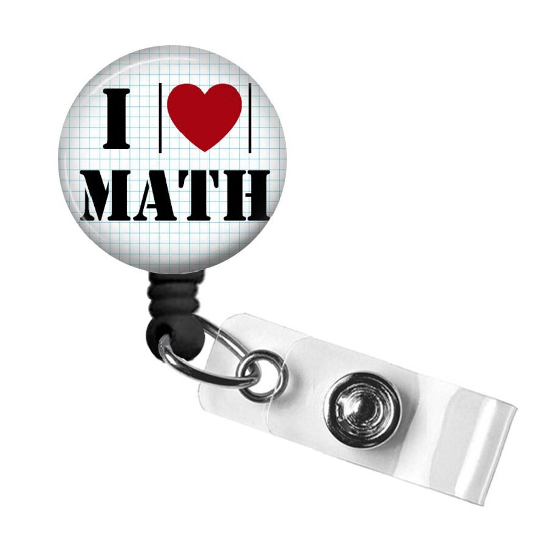 Math Teacher Lanyard Teacher Appreciation, End of the Year, Substitute ...