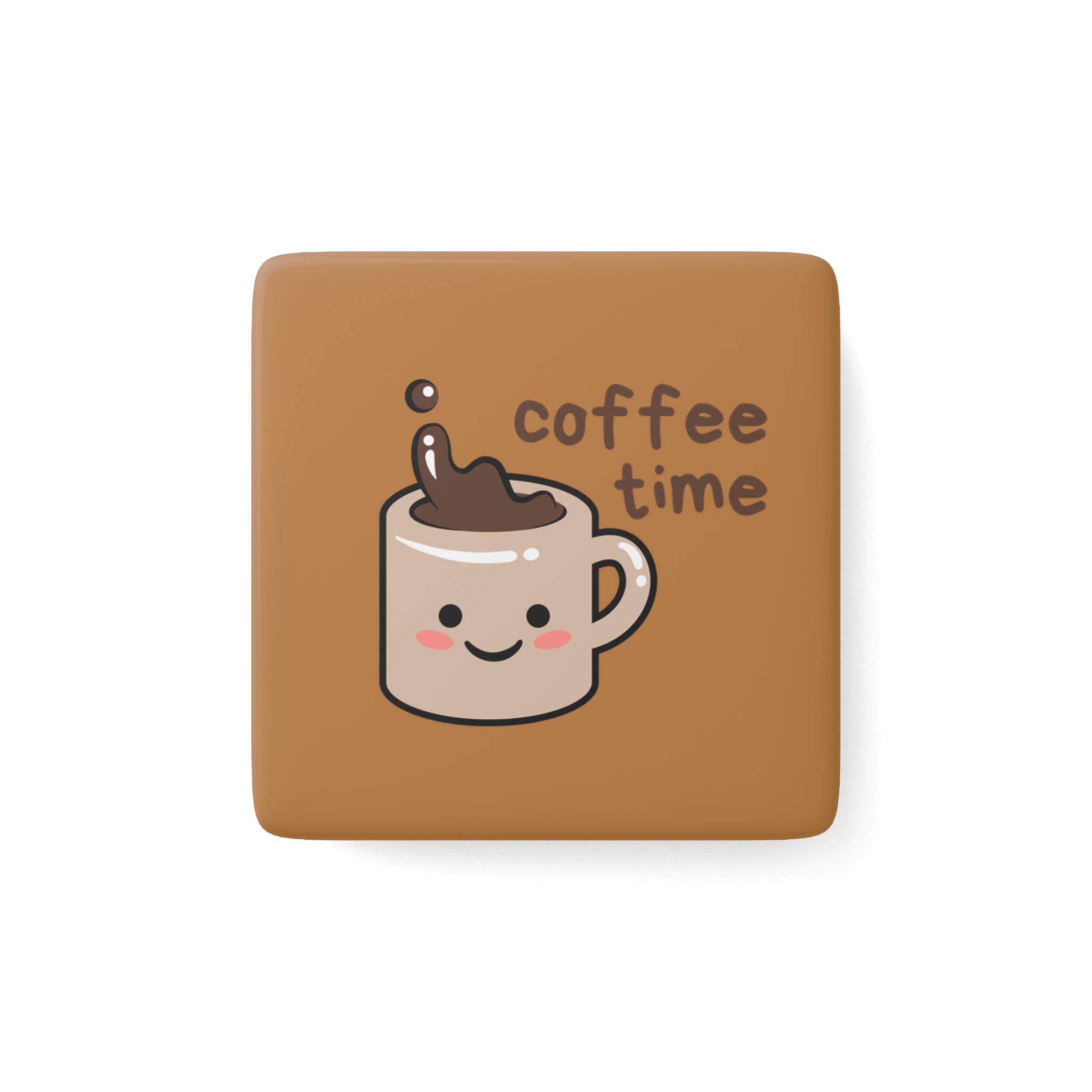 Porcelain Magnet, Kawaii Coffee Lover Gift, Fridge Decor, Cute Kitchen ...