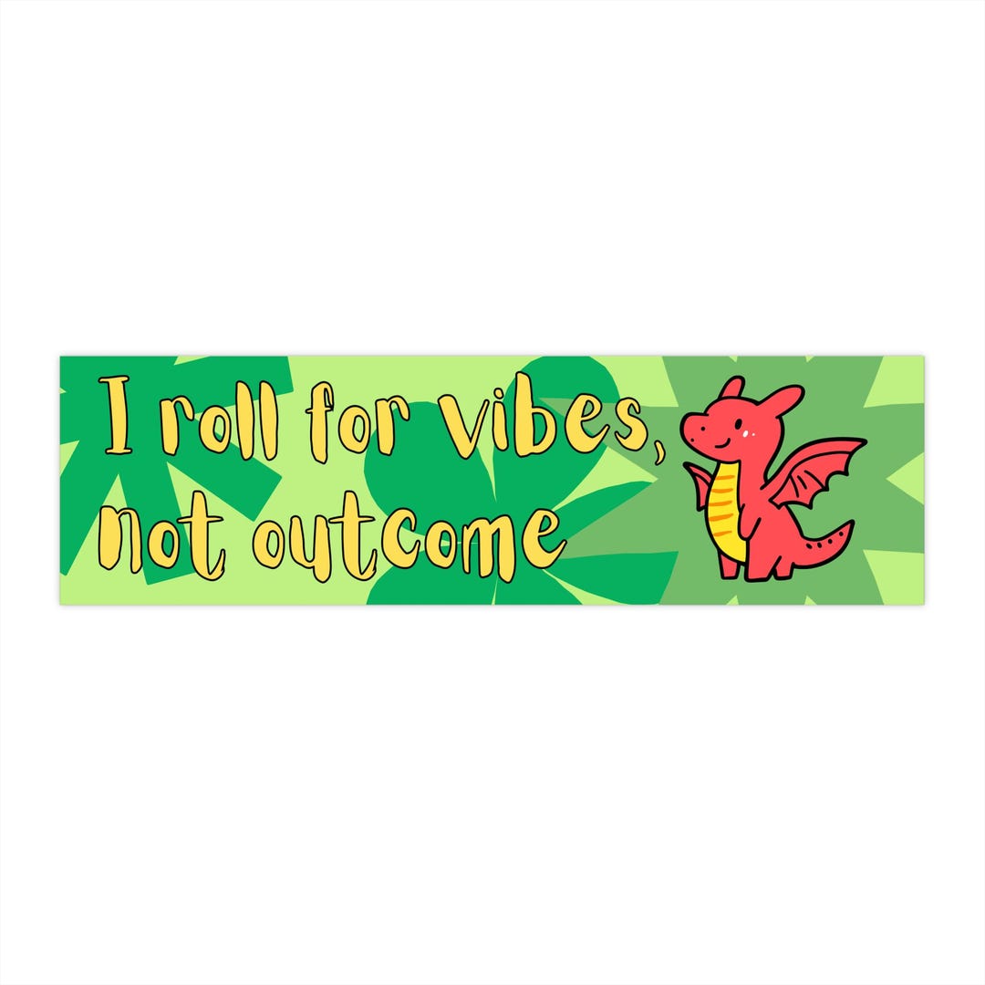 Cartoon Dragon Dnd Bumper Sticker: Funny RPG Car Decal - Etsy