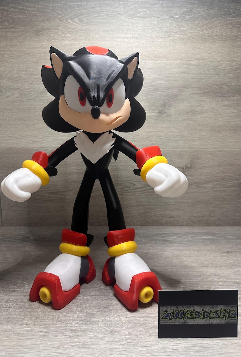 3D Sonic the Hedgehog Shadow Character. - Etsy Australia