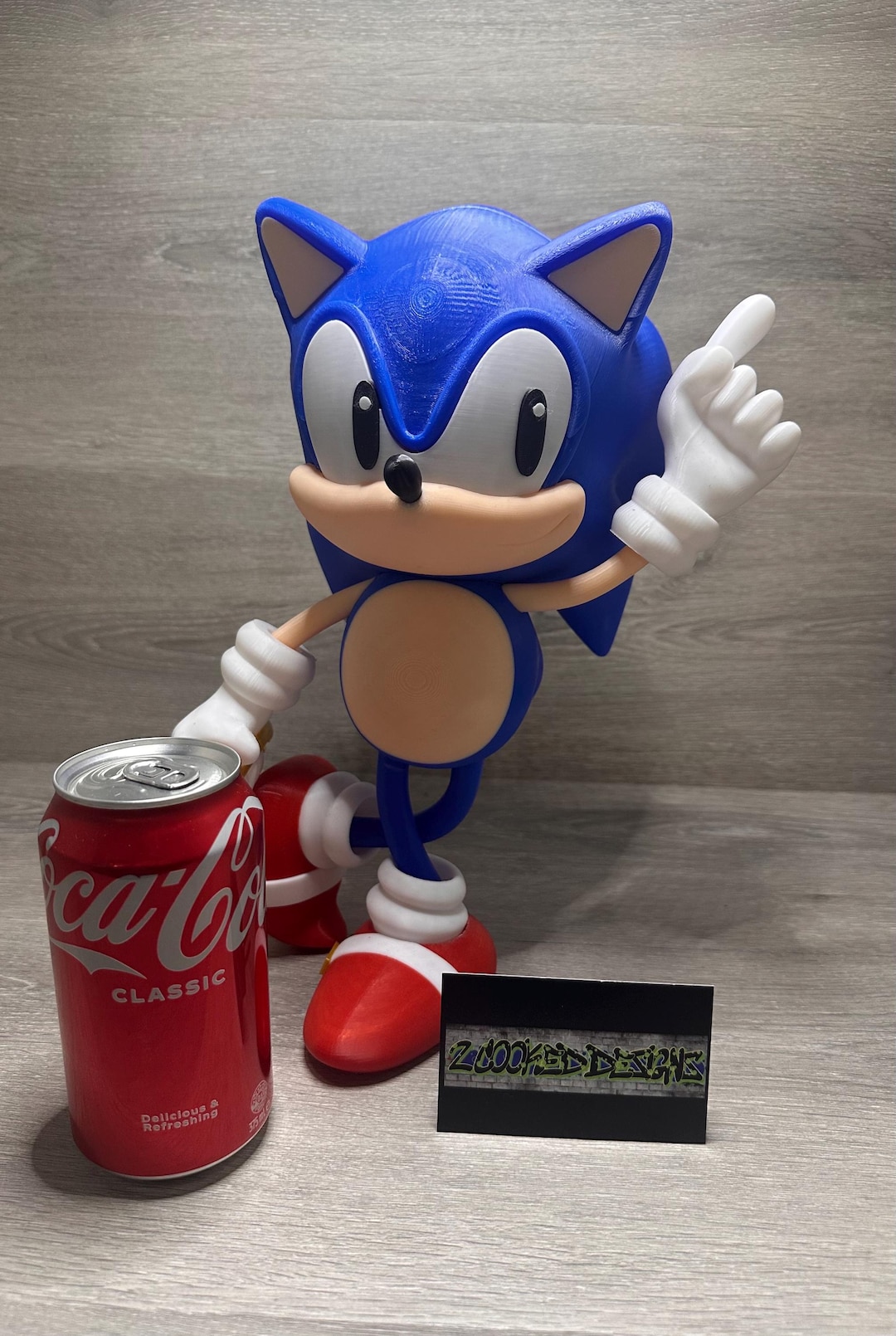 3D Sonic the Hedgehog Character - Etsy