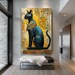Bastet Wall Art Egyptian God Decor Ancient Egypt Canvas Bastet Portrait ...