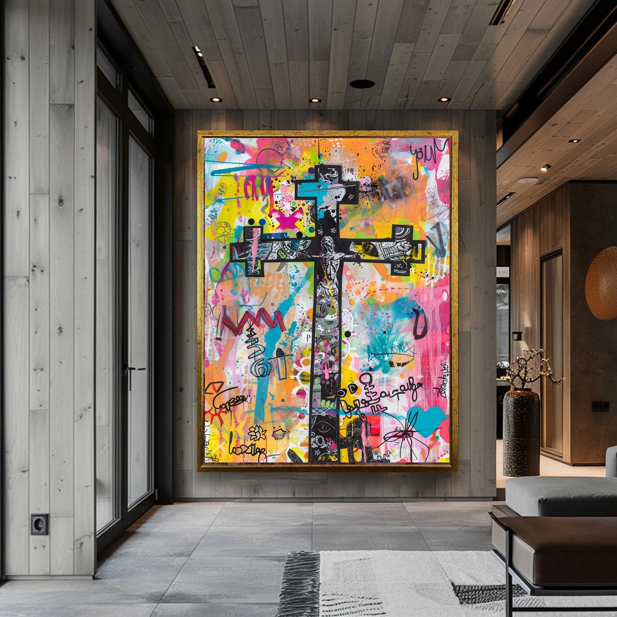 Cross Decor Christian Gift Church Wall Decor Christmas Gift Gift for ...