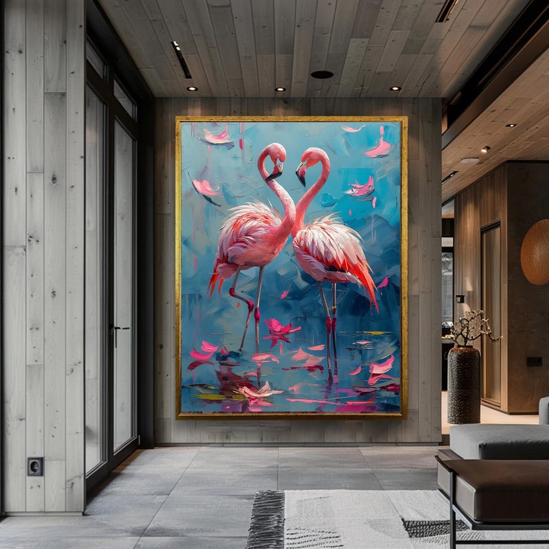 Flamingo Wall Art - Etsy