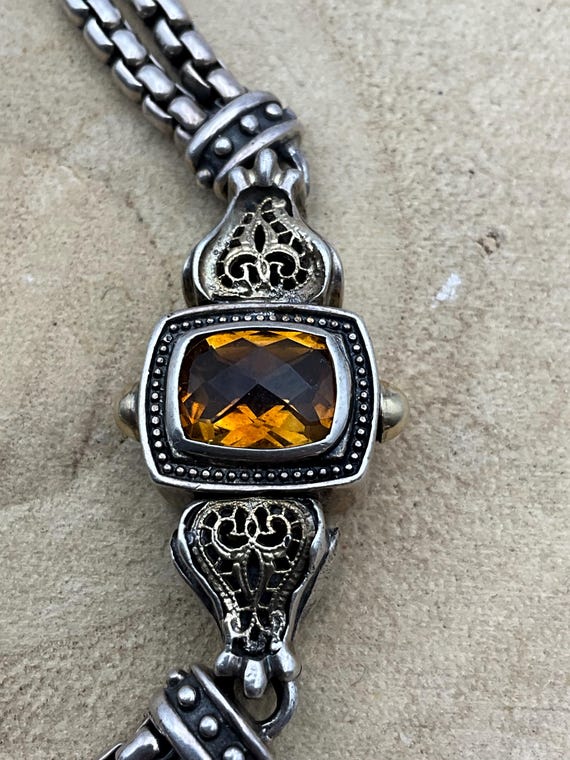 William Schraft Sterling Silver and 18K Gold, Gold Fe… - Gem