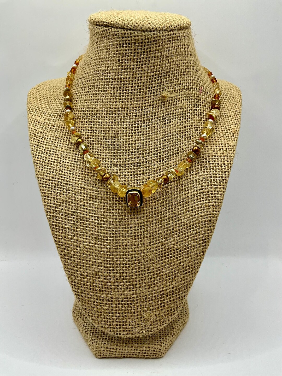 MMA Metropolitan Museum of Art Sterling Silver, Citrine, Crystal and ...