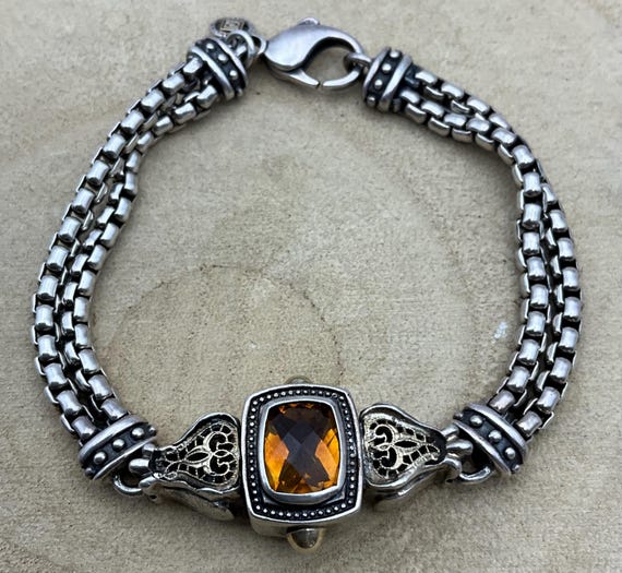 William Schraft Sterling Silver and 18K Gold, Gold Fe… - Gem