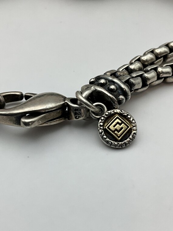 William Schraft Sterling Silver and 18K Gold, Gold Fe… - Gem