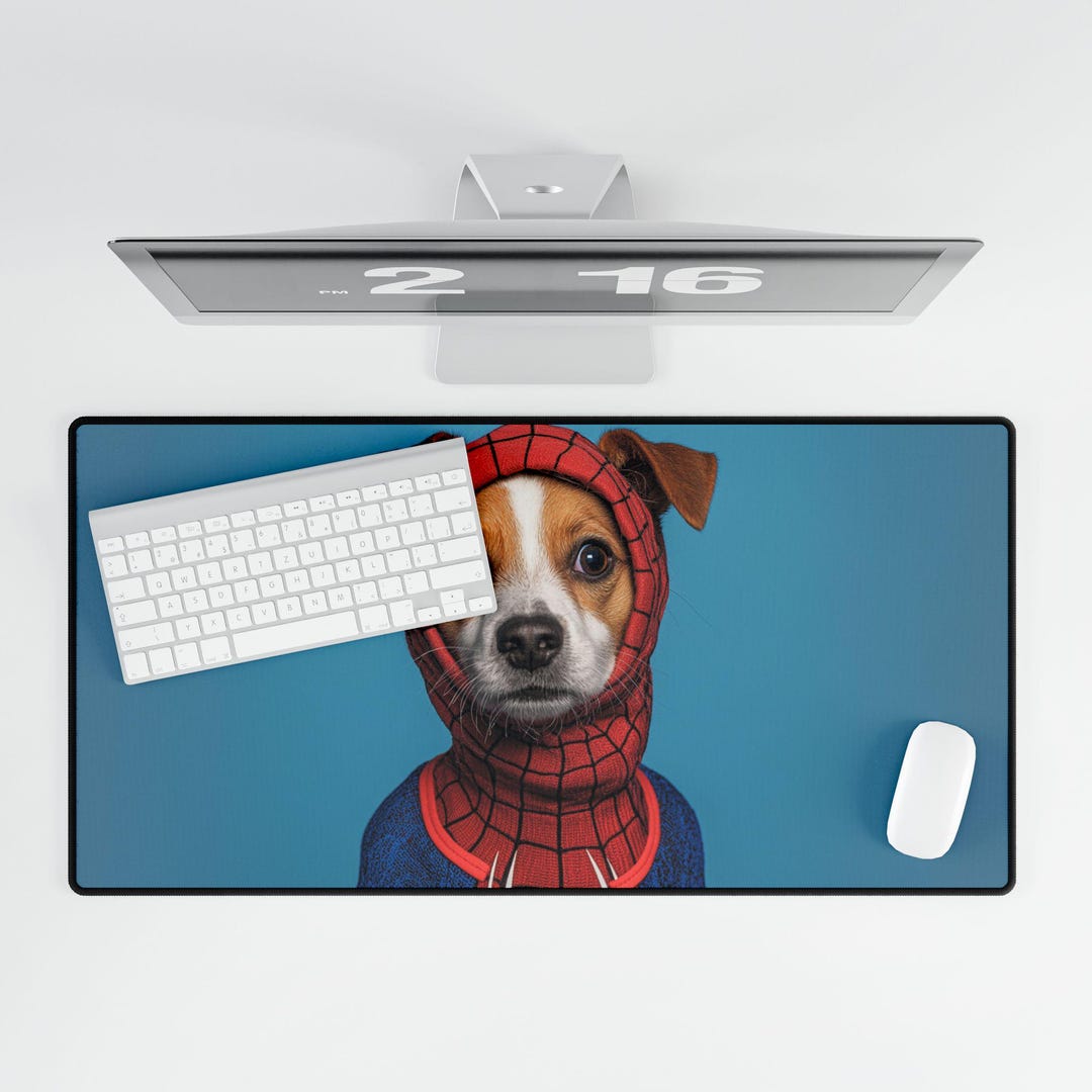 Jack Russell Spiderman Mouse Pad/desk Mats - Etsy