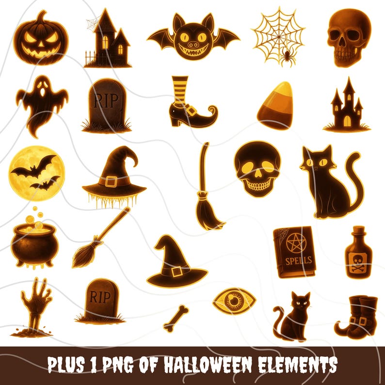 Halloween Haunted House Alphabet Clipart Set - Etsy