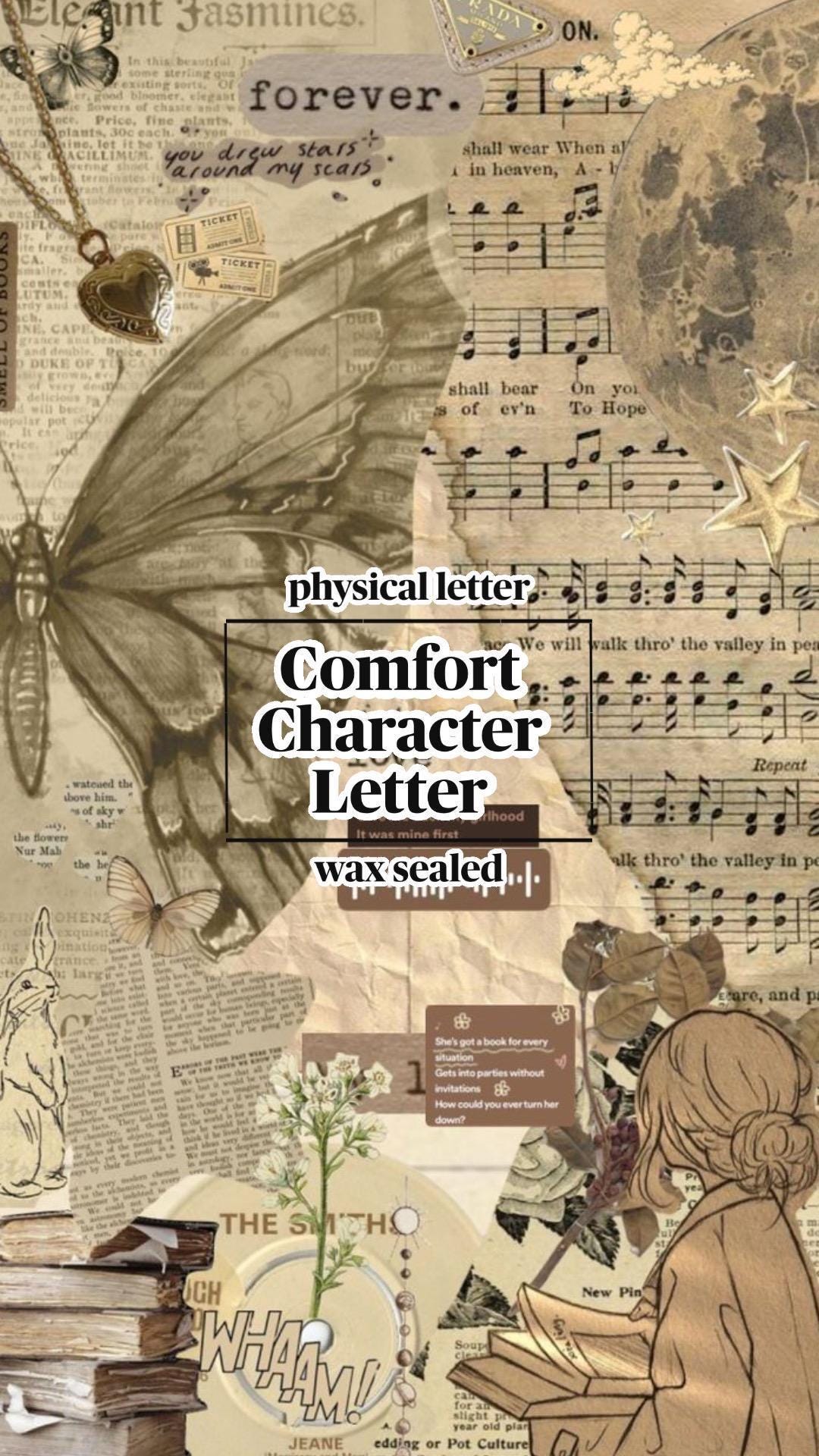 Comfort Character Shifting Letter Any Desired Reality - Etsy