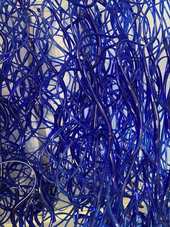 Bullseye True Blue 1464 Transparent Glass 4 Oz | Etsy