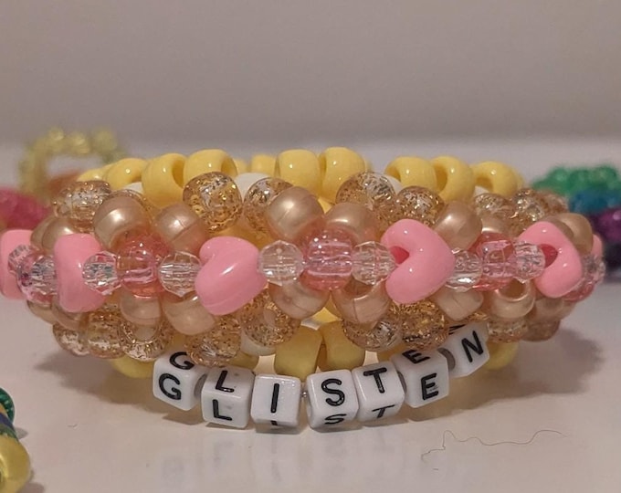 Dandy's World Glisten Inspired Kandi Cuff 3-D X Cuff - Etsy