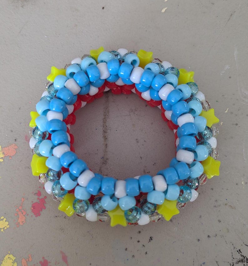 Dandy's World Gigi Inspired 3D Kandi X-cuff - Etsy