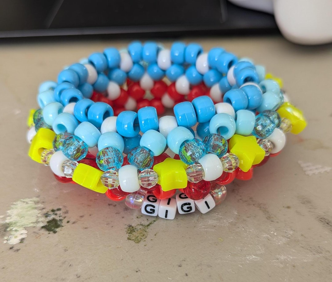 Dandy's World Gigi Inspired 3D Kandi X-cuff - Etsy