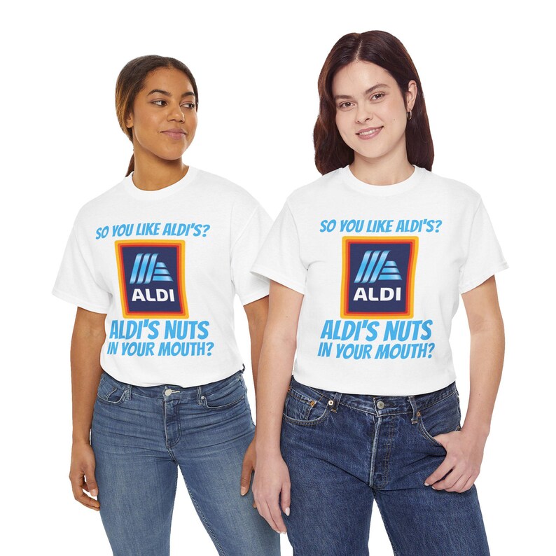 Aldi's Nuts in Your Mouth T-shirt - Etsy