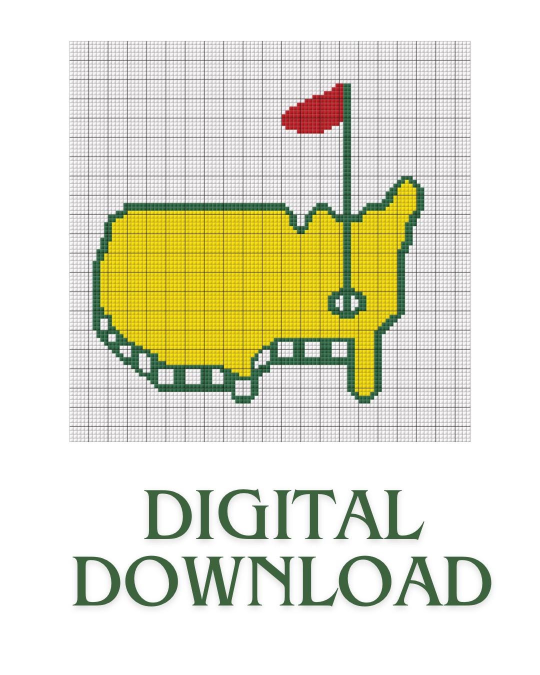 Golf USA Needlepoint Pattern – Digital Download | Golf-inspired ...