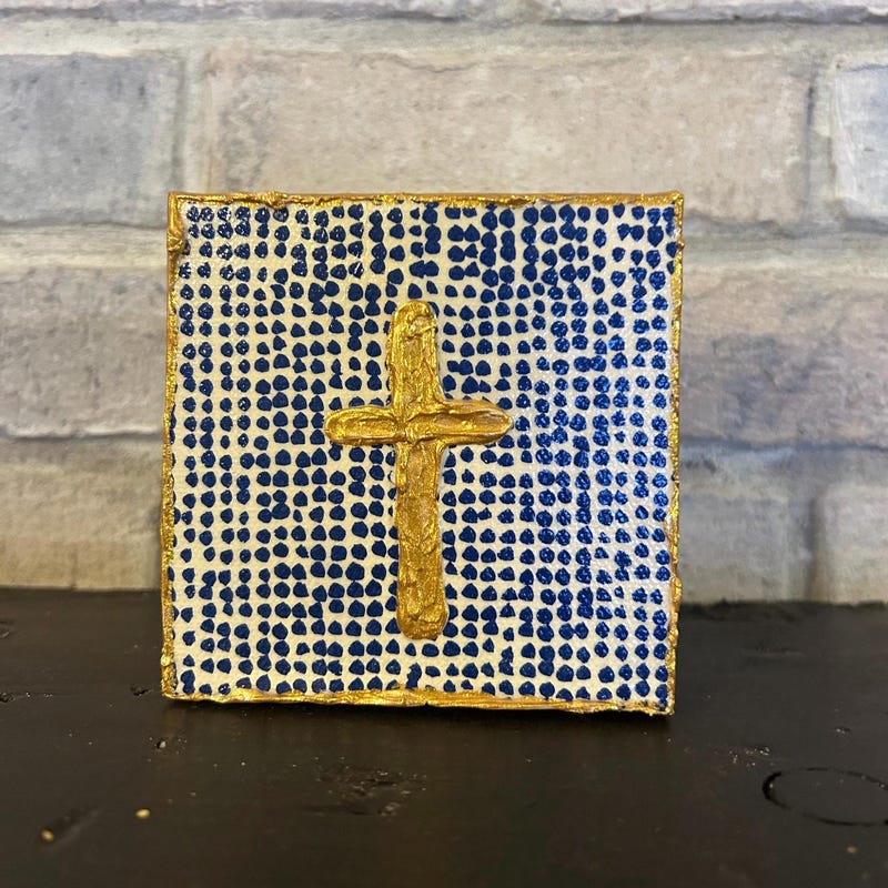 Cross Canvas - Etsy