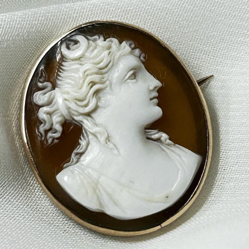 Antique 9 Ct Cameo - Etsy