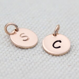 Initial Charms, Small Letter Charms, Initial Charms Sterling Silver ...