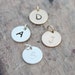 Initial Charms, Small Letter Charms, Initial Charms Sterling Silver ...
