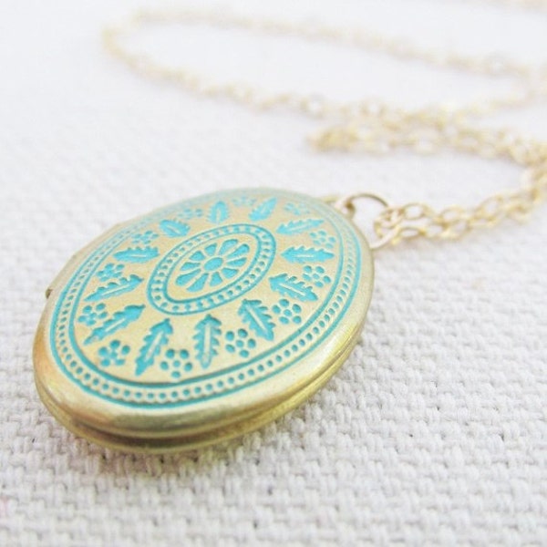 Simple Gold Locket - Etsy