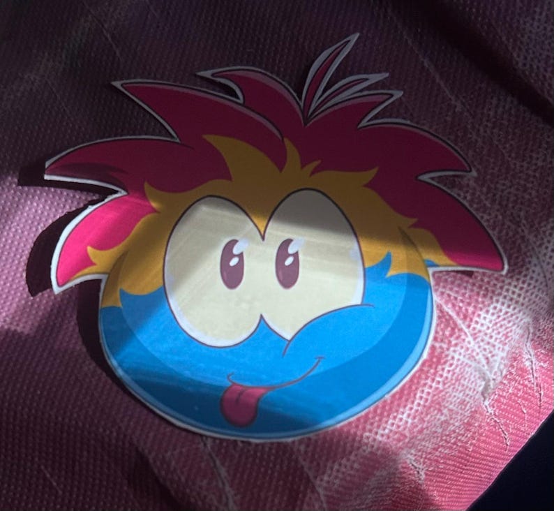 Pride Flag Puffle Stickers - Etsy