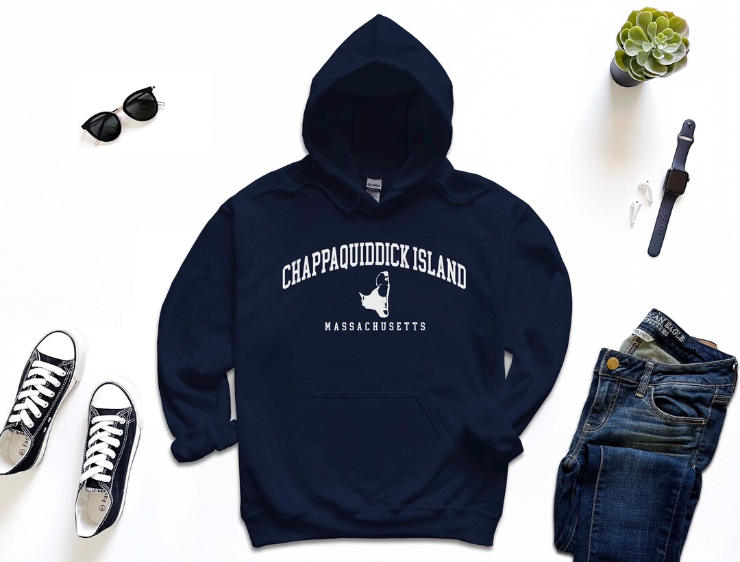 Chappaquiddick Island Hoodie, American Island Chappaquiddick ...