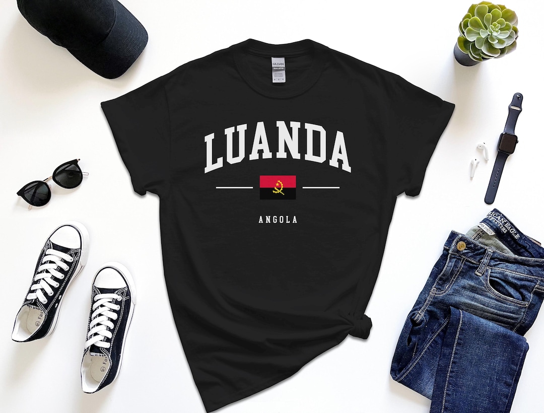 Luanda Shirt, Capital City of Angola, Custom Tshirt Free Gift Message Insertion - Etsy