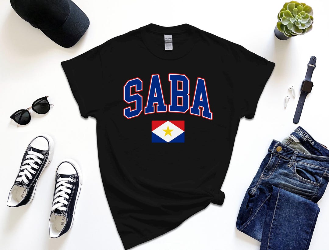 Saba Shirt, Custom Saba Tshirt, Simple Flag Free Gift Message Insertion ...