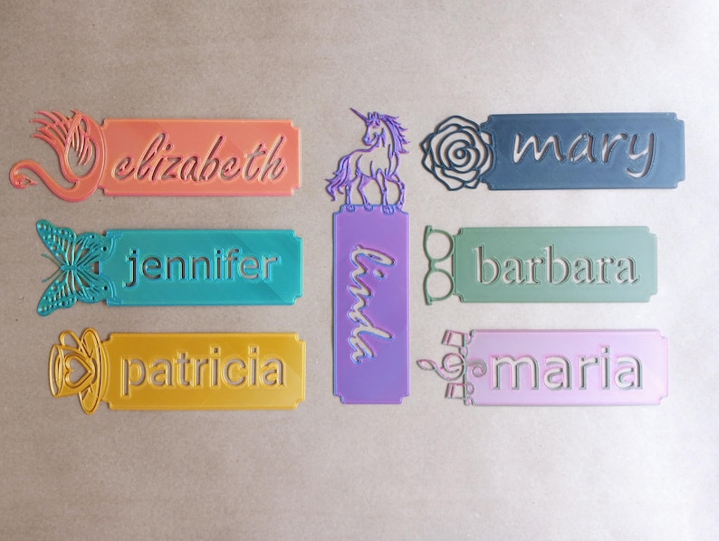 3D Printed Bookmark, Name Bookmark, Custom Bookmark, Personalized Gift ...