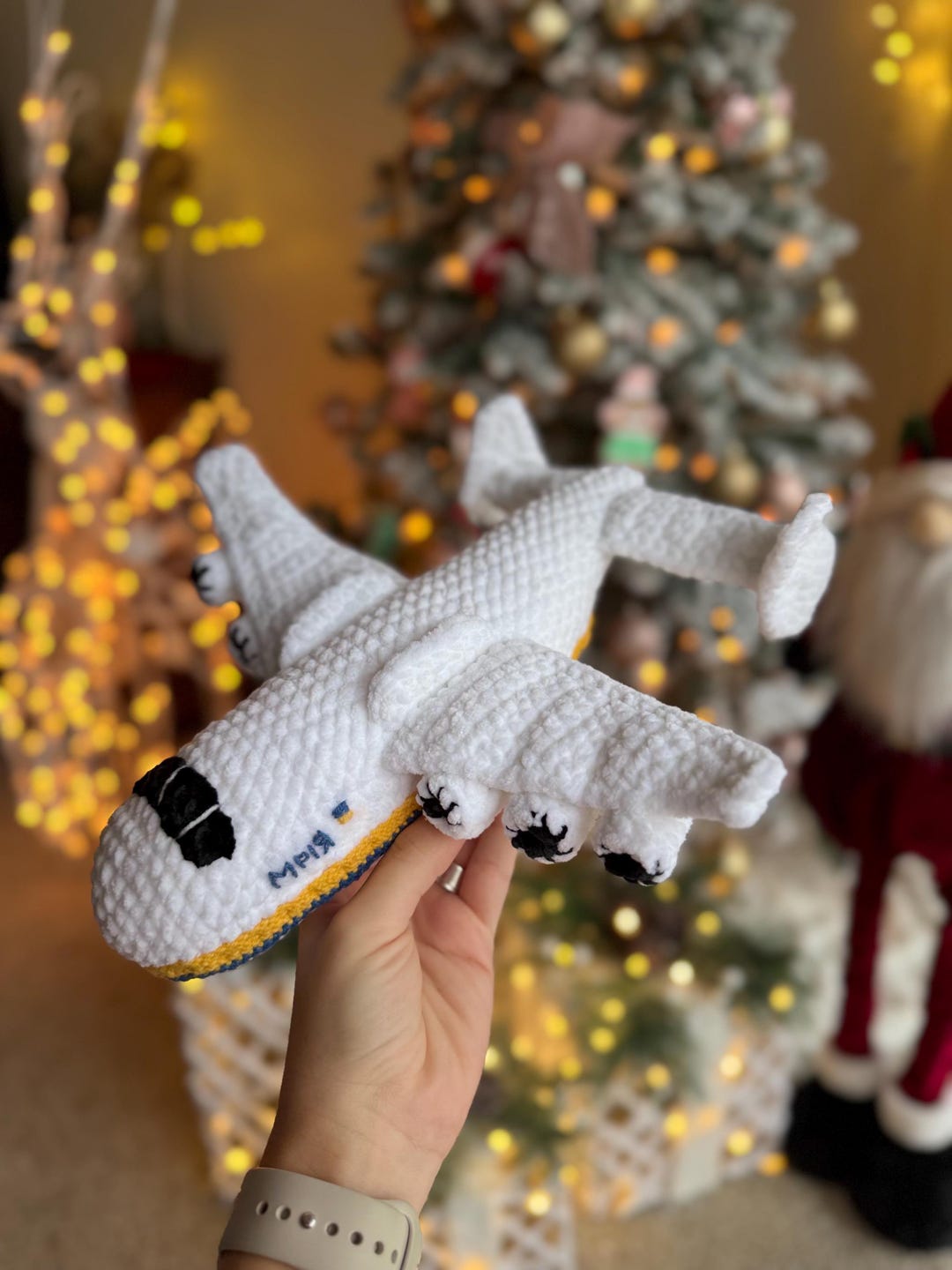 Antonov An-225 Mriya Airplane Toy – Soft Crochet Aviation Gift - Etsy