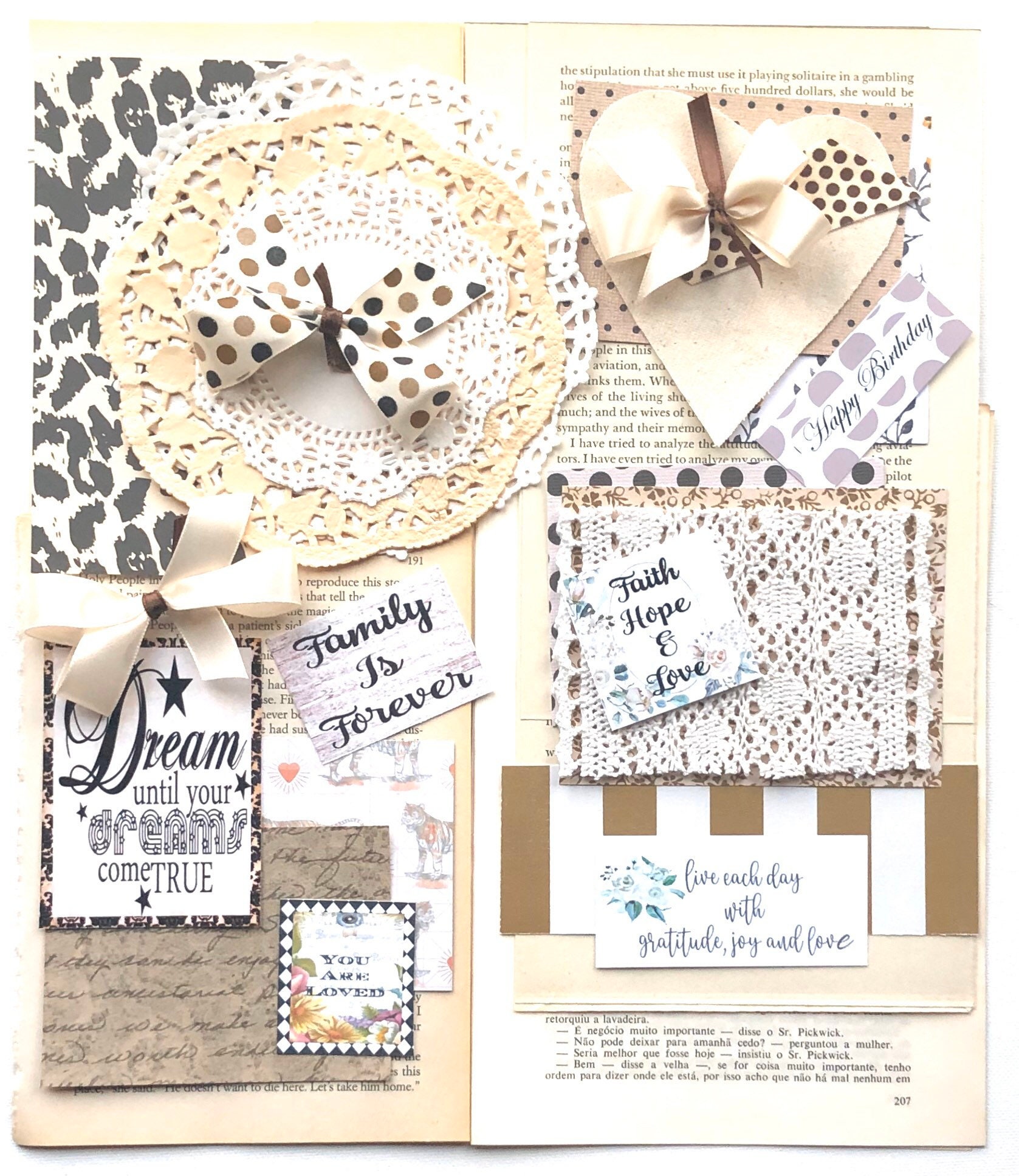 Junk Journal Kit Junk Journal Supplies Scrapbook Papers - Etsy