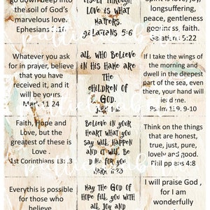 Printable Digital Scripture Verses, Quotes for Planners, Junk Journals ...