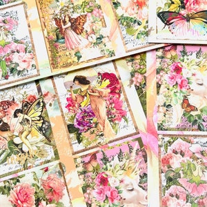 Fairy Junk Journal Kit, Junk Journal Supplies Scrapbook Papers Vintage ...