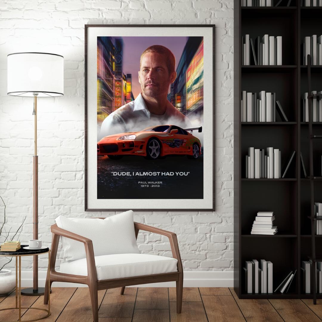 Paul Walker Print - Etsy