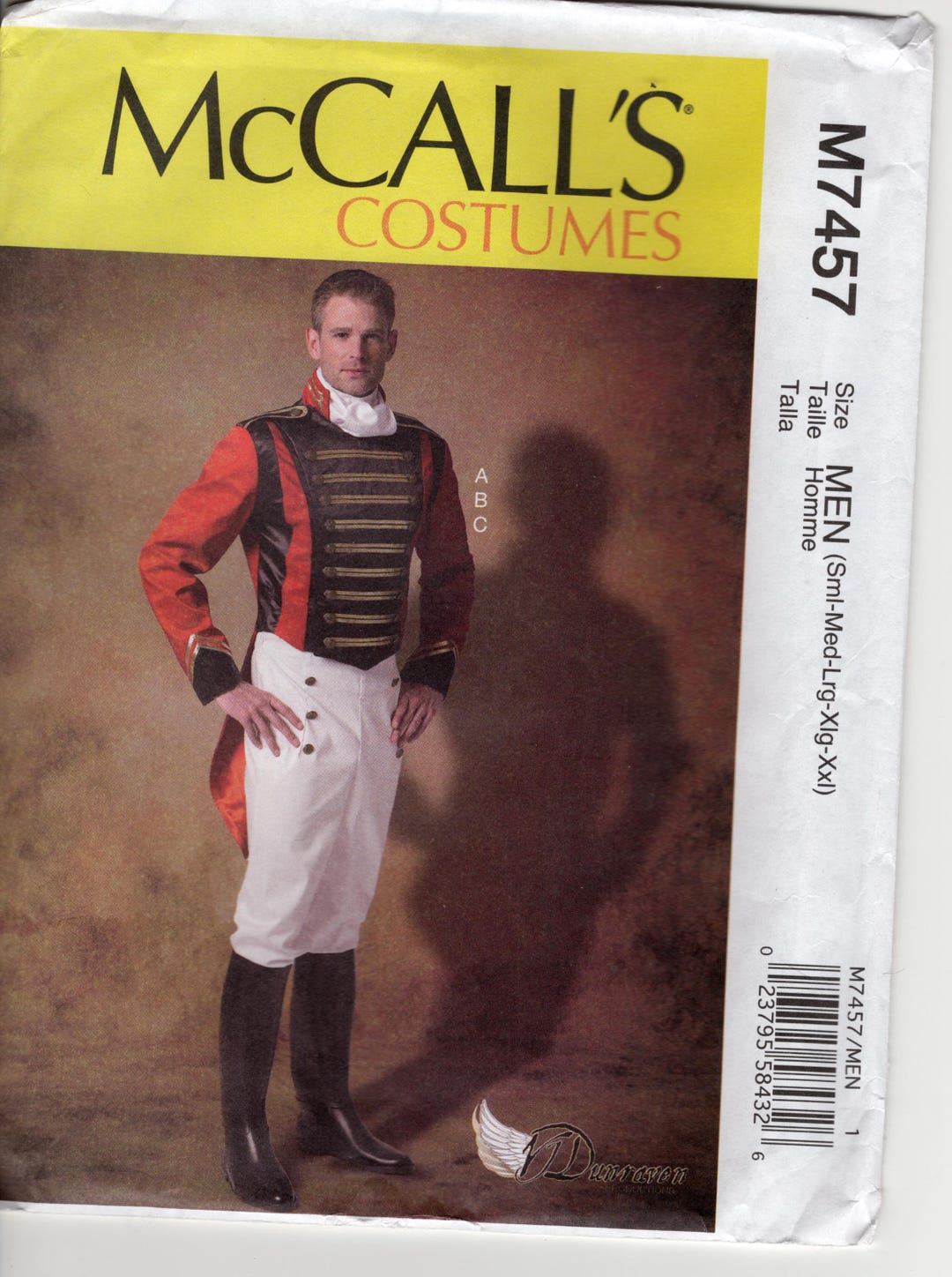 2016 Mccall's 7457 Men's Costume. Soldier. Military - Etsy