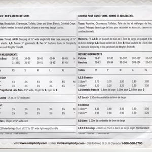 2007 Simplicity 3758 Men's and Women's Romantic, Poet Shirt. - Etsy