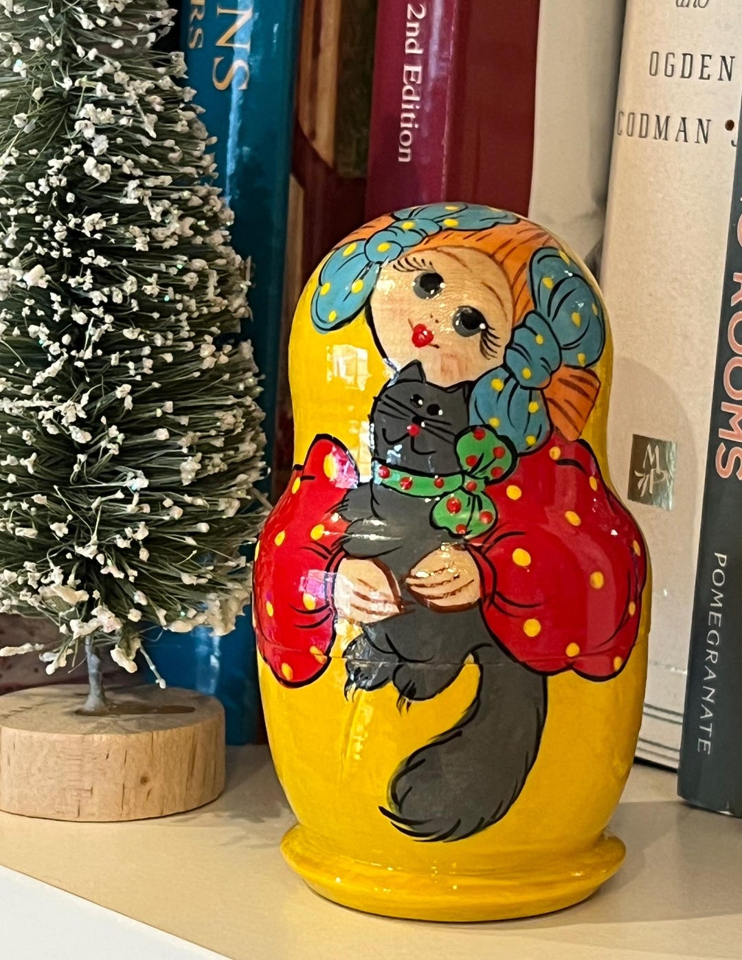 Girls With Cats Russian Nesting Doll. Matryoshka - Etsy
