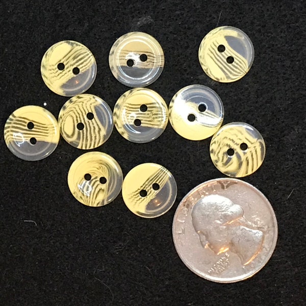 Yellow 1/2 Inch Buttons - Etsy