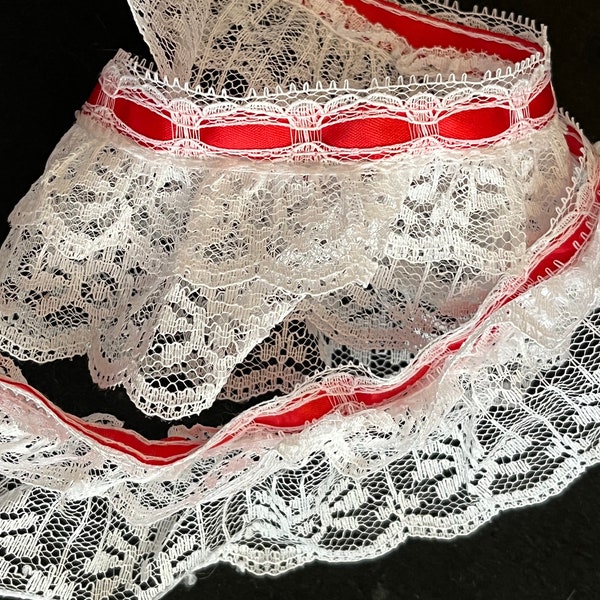 Double Ruffle Lace - Etsy