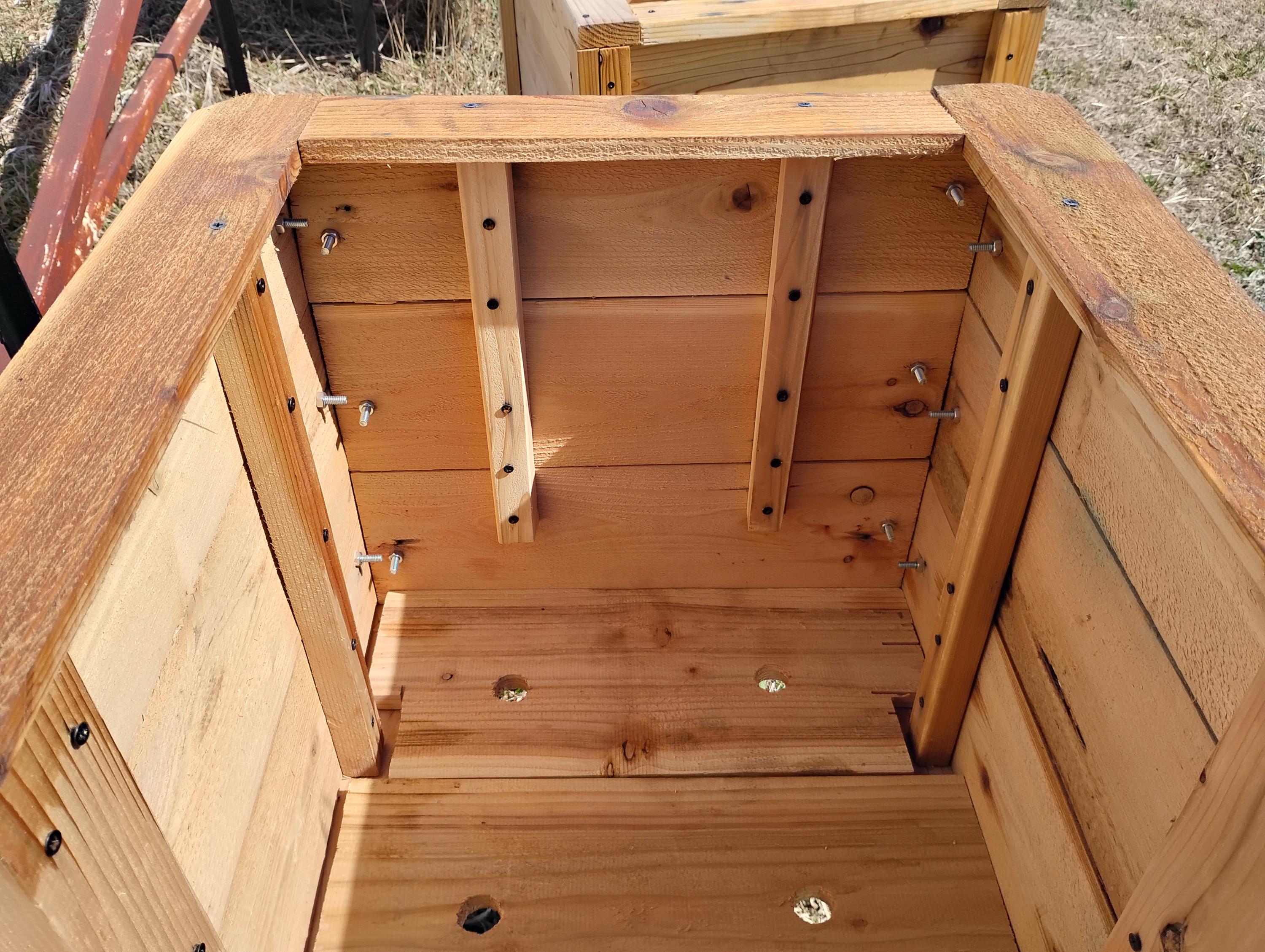 American Flag,cedar Planters, Raised Garden Beds, Garden Planters ...