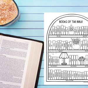 Printable Bible Reading Tracker: Coloring Book Log (PDF) - Etsy