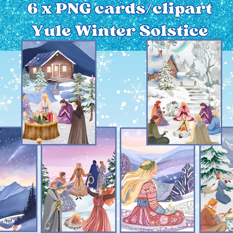 Winter Solstice Cards - Etsy