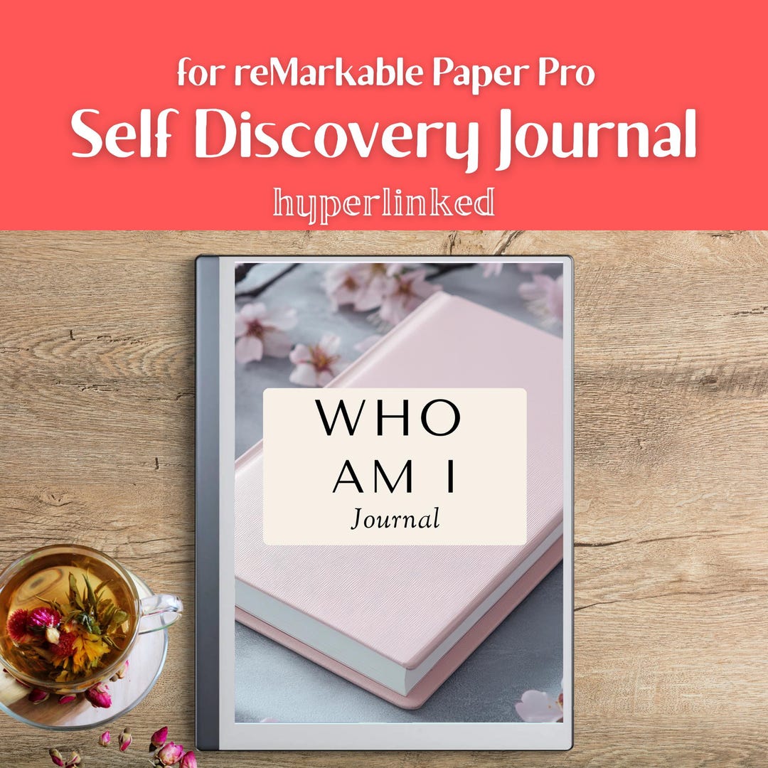 The Who Am I Journal – 73 Pages of Self-discovery Digital Workbook for ...