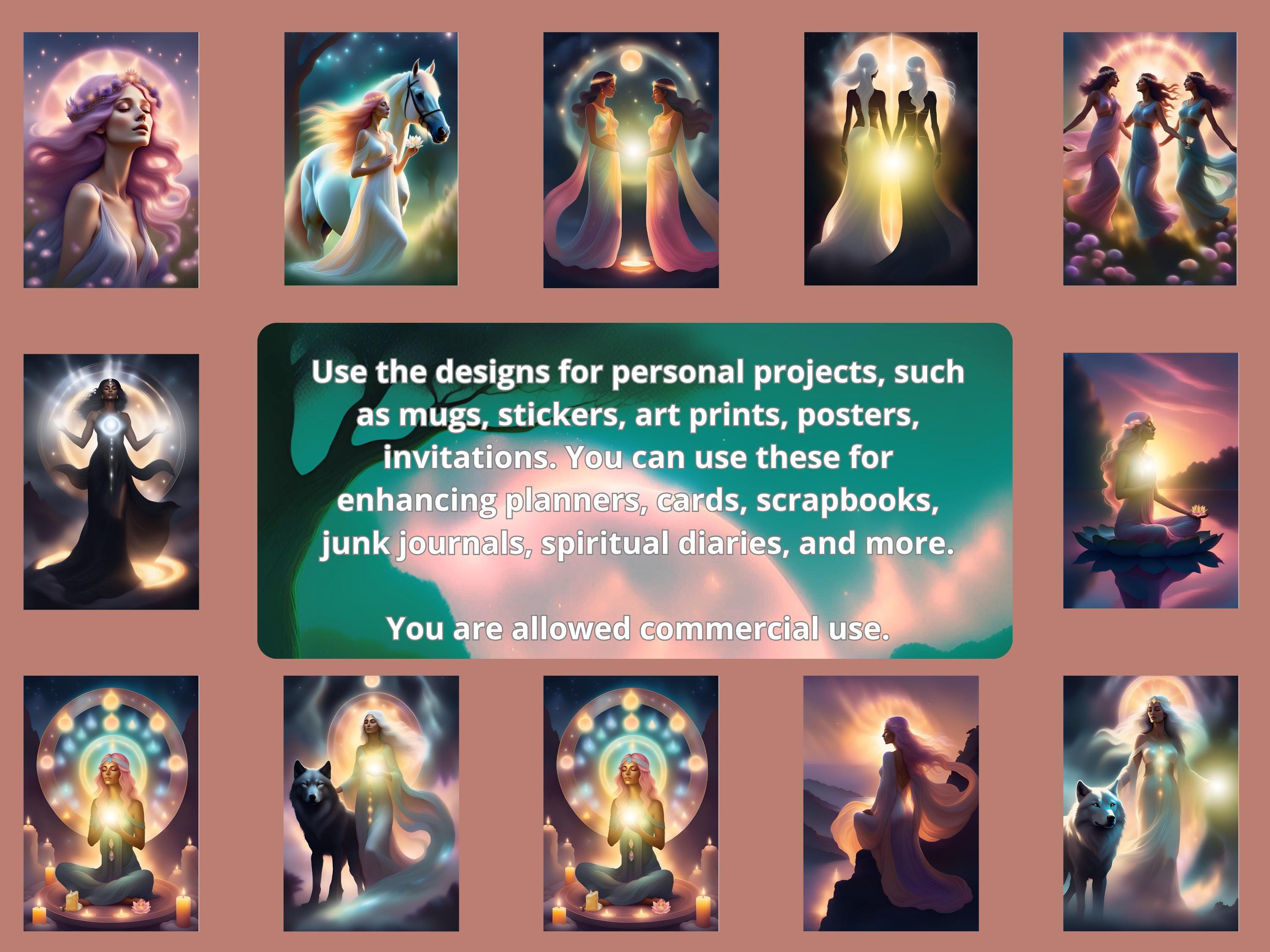 Goddesses PNG Set 29 Aesthetic Goddess Art Goddess Home Decor Spiritual ...