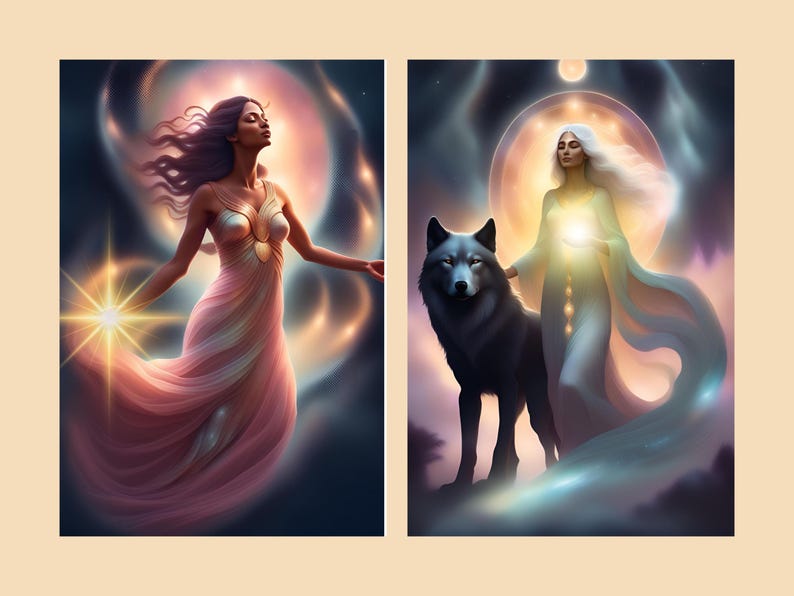 Goddesses PNG Set 29 Aesthetic Goddess Art Goddess Home Decor Spiritual ...