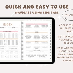 2024-2025 Student Digital Planner Goodnotes Academic Planner Dated ...