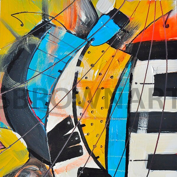 Abstract Music Art - Etsy